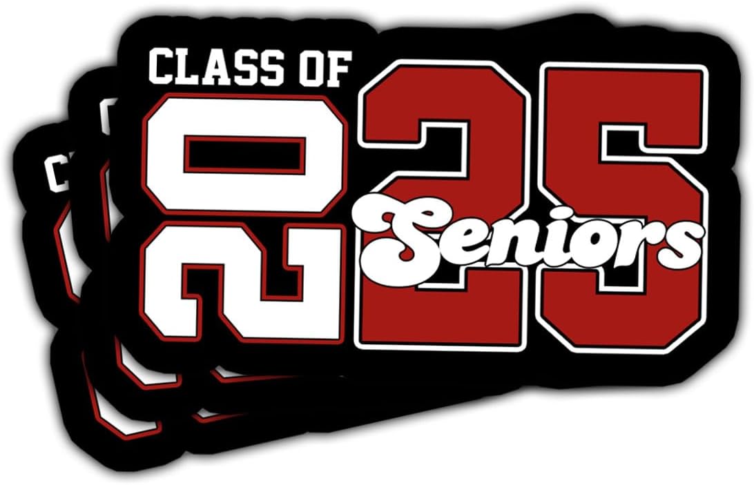 3 Pcs Class of 2025 Stickers, Class of 2025 Decorations, Graduation 20 ...